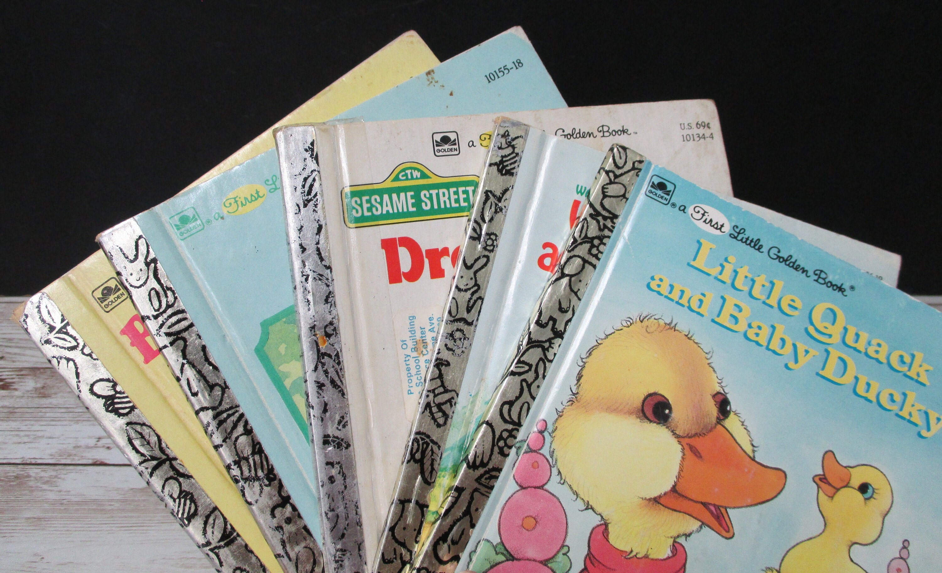 A First Little Golden Book Collection - Set of 5 Small Vintage Children ...