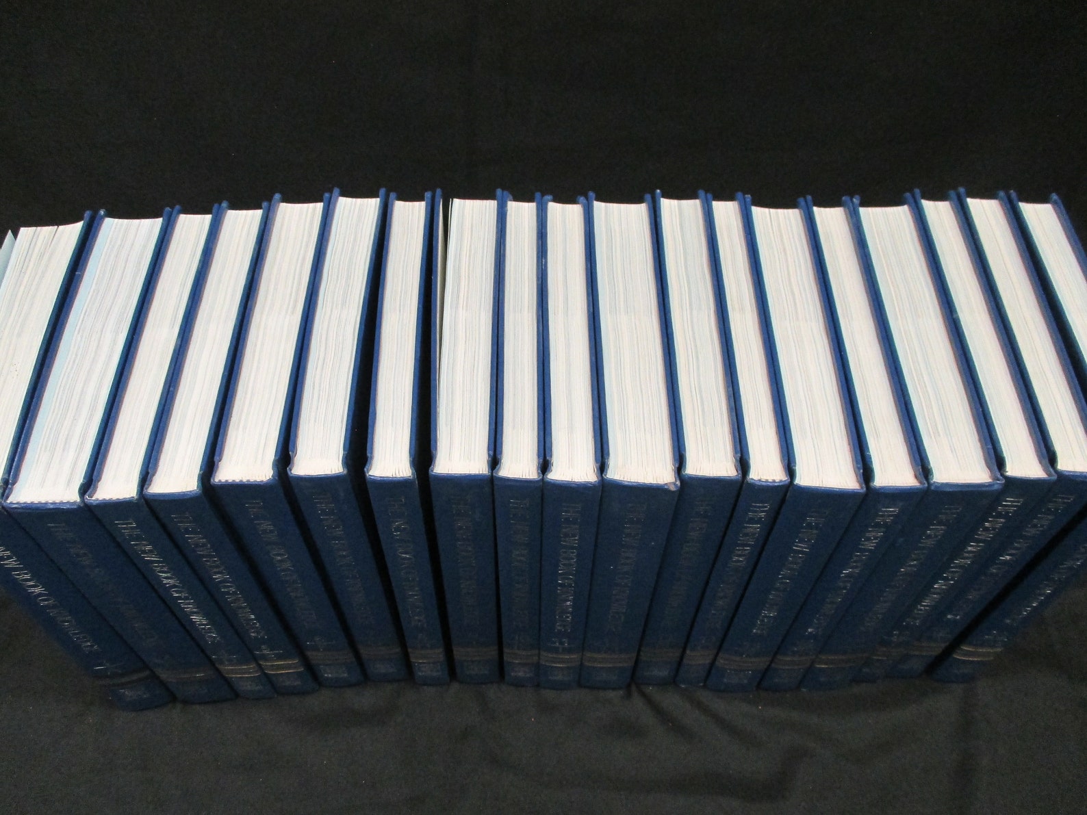 The New Book of Knowledge Book Set, Hardcover Blue Book Collection ...