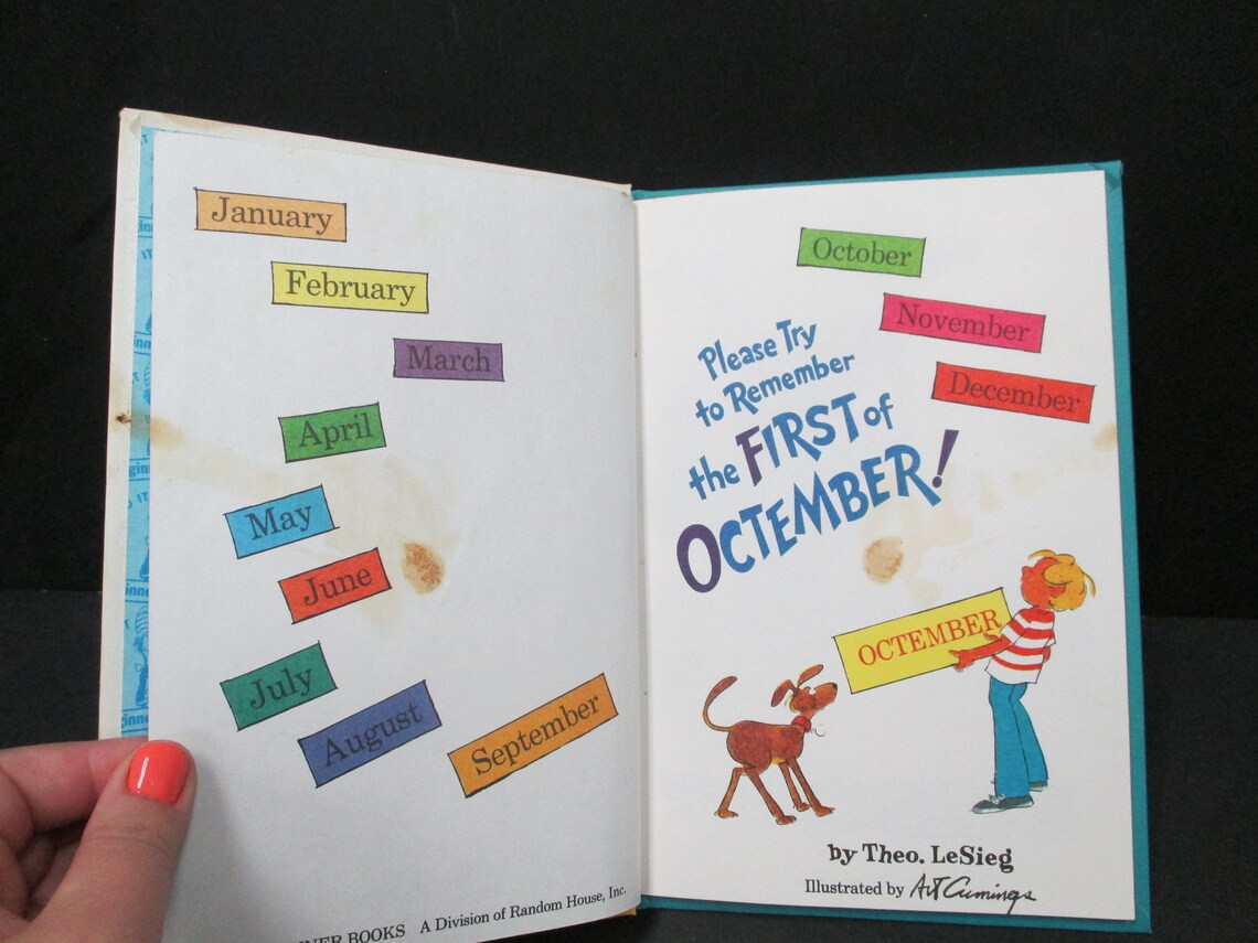 Please Try to Remember the First of Octember, by Theo. Lesieg, Dr ...