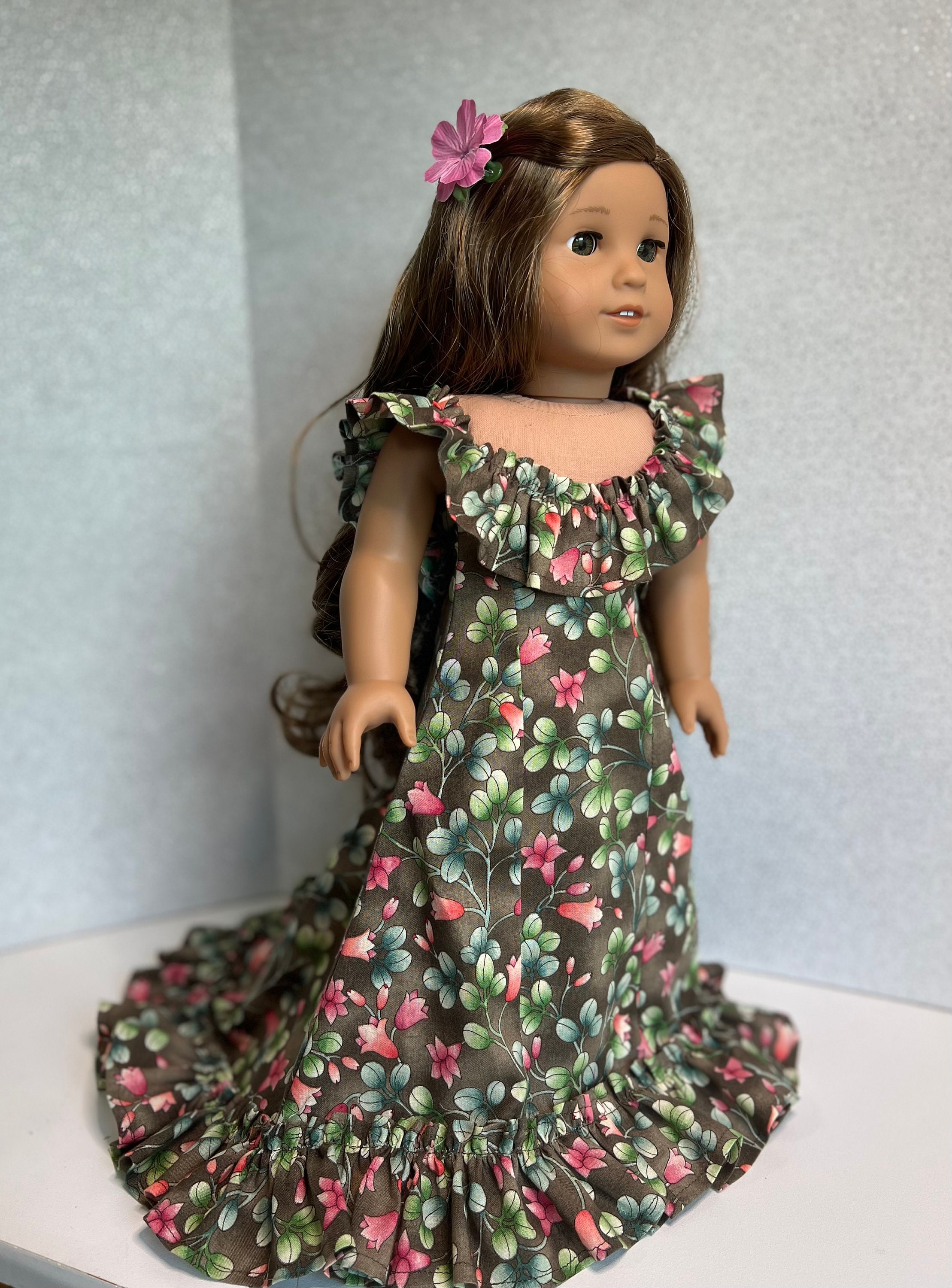 Luau Dress for 18 Dolls - Etsy