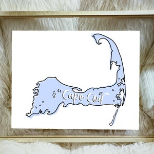 Cape Cod Poster/sticker - Etsy