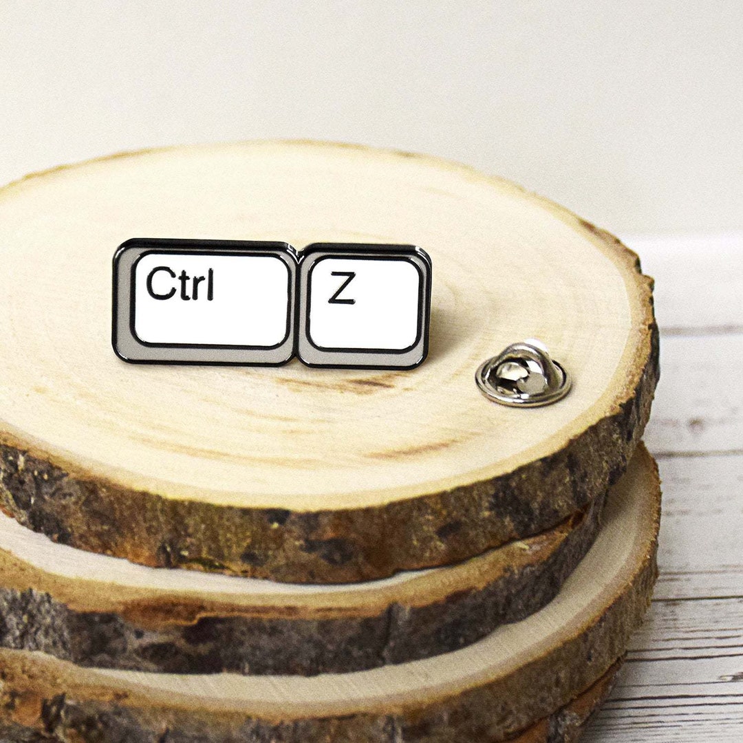 CTRL Z Lets Reset Command Undo Novelty Enamel Pin - Etsy