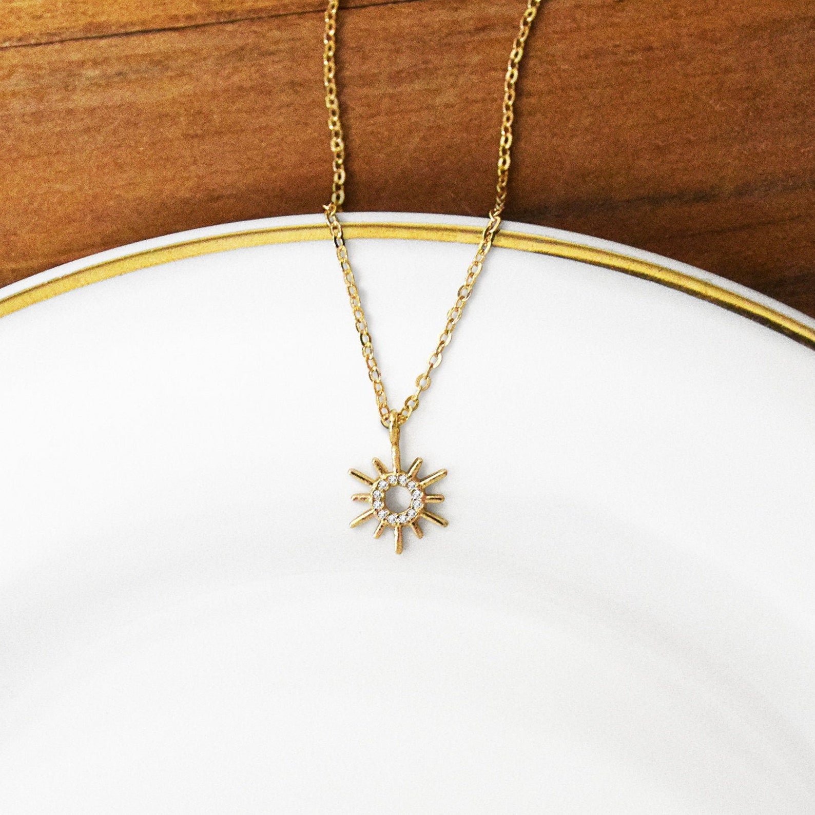 Dainty Sun Necklace Face the Sun Necklace Bold Sun Necklace - Etsy