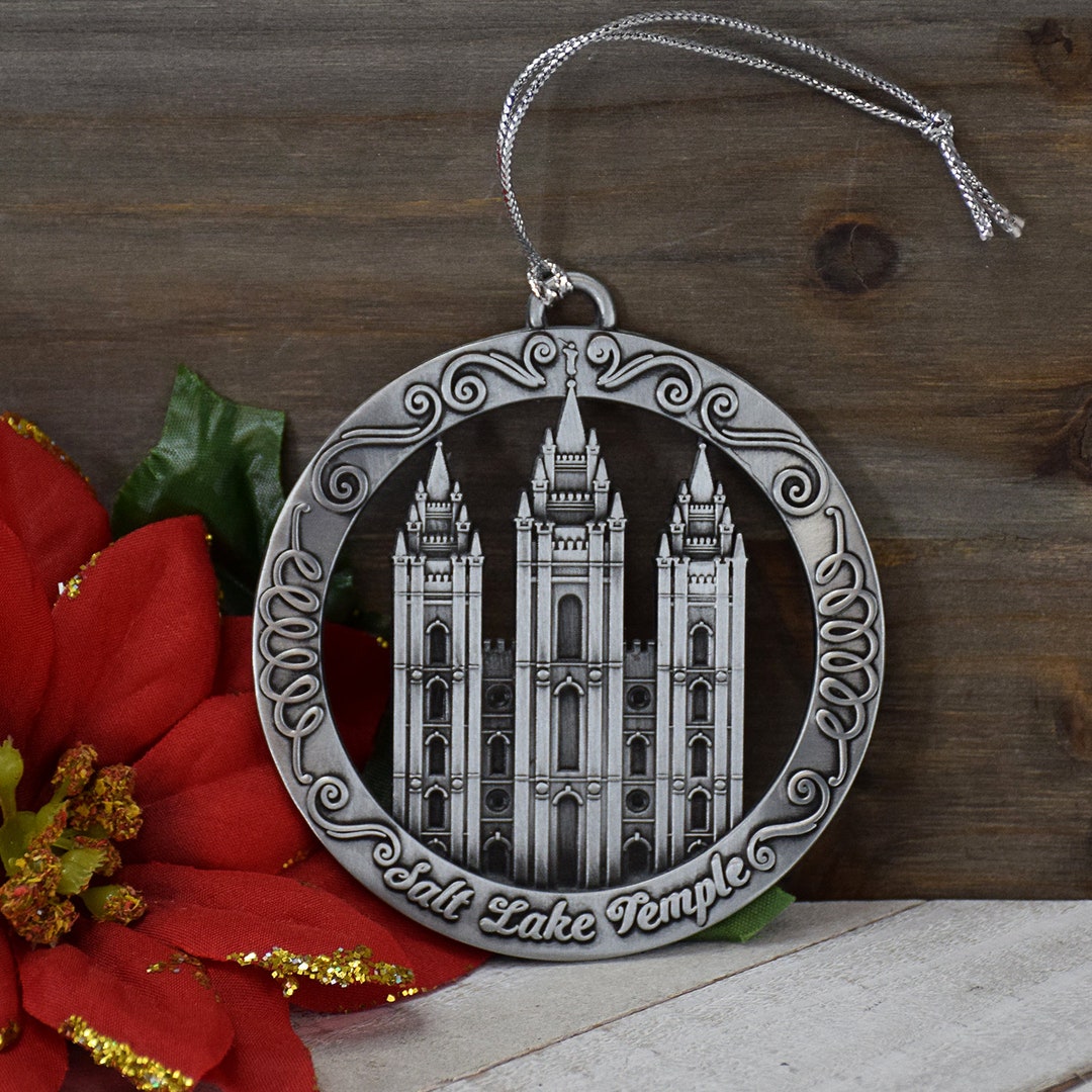 Salt Lake Temple Christmas Ornament - Engraveable - Latter-day Saints ...