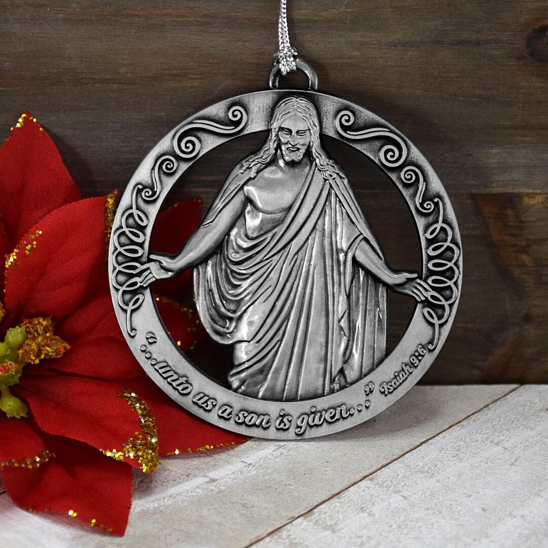 Christus - Unto Us a Son is Given Isaiah 9:6 Christmas Ornament ...