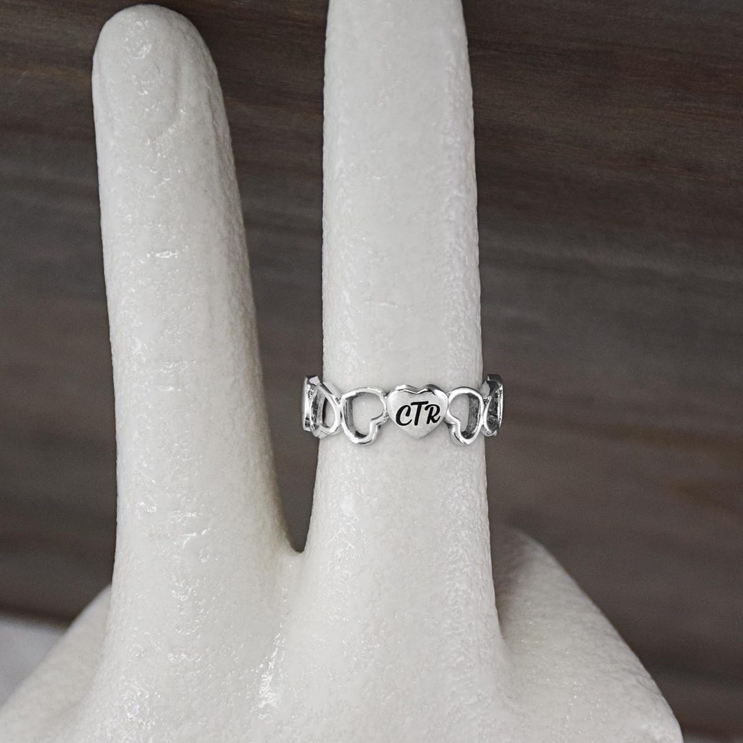 Juliette Heart CTR Ring - Stainless Steel Choose the Right CTR - Latter ...