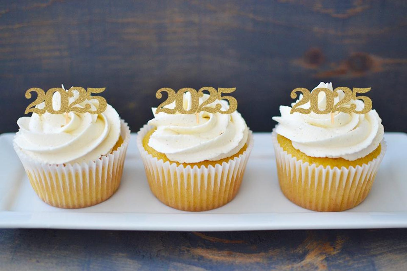Custom Name Graduation 2025 Cupcake Toppers - Etsy