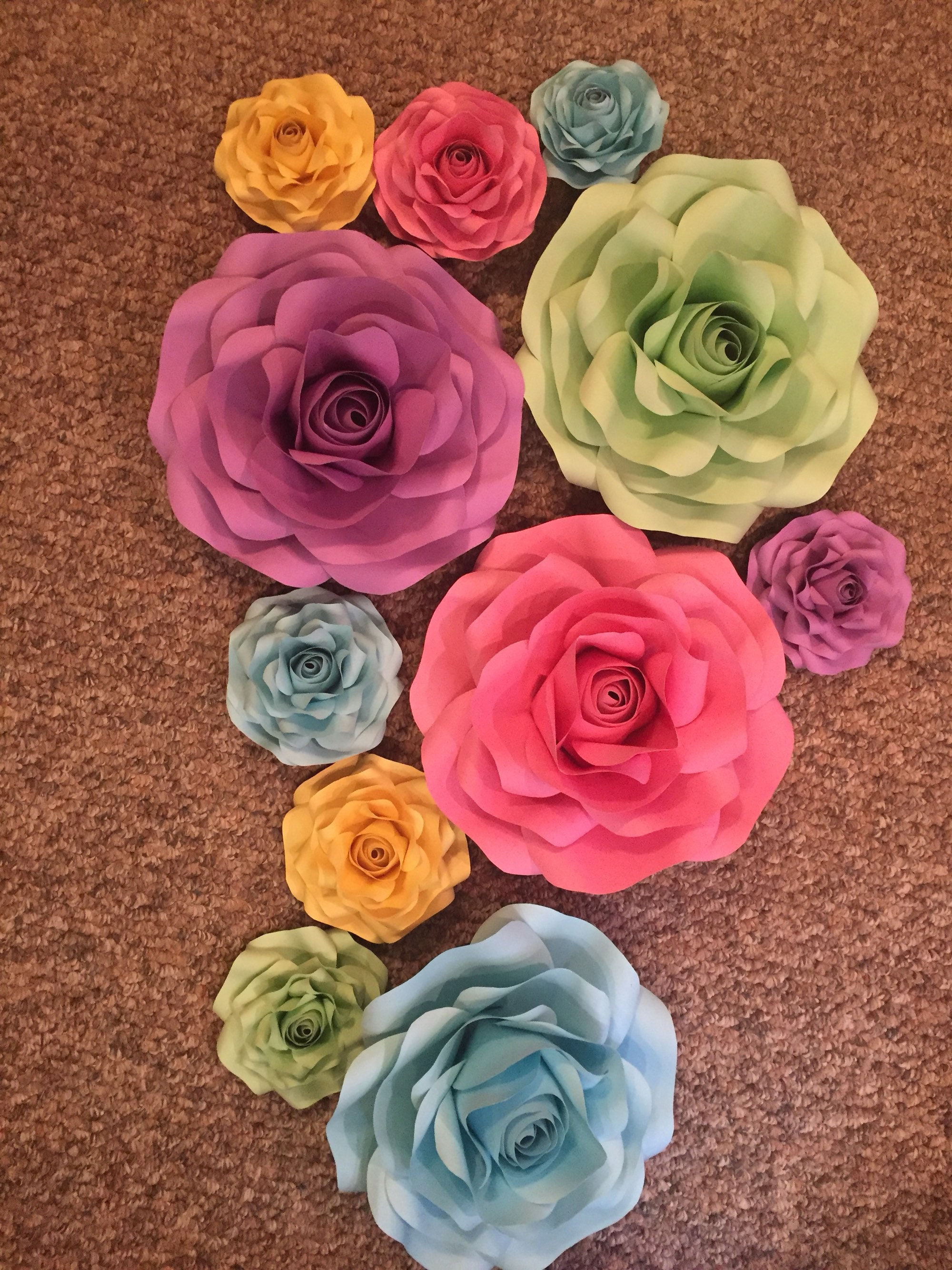 Paper Flowers custom - Etsy