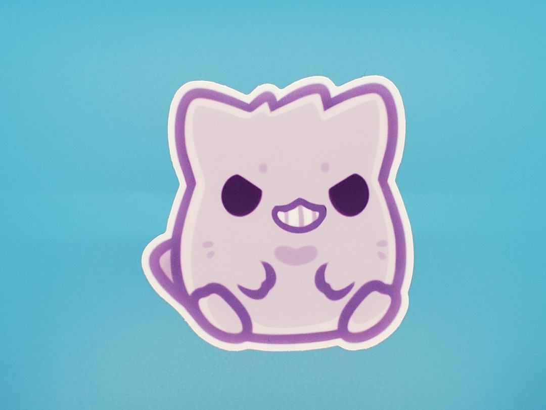 Gengar Haunter Gastly 3 Vinyl Sticker Ghost Pokemon Waterproof ...
