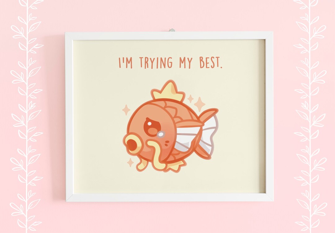Pokemon Magikarp 5" X 7" Postcard Art Print - Etsy