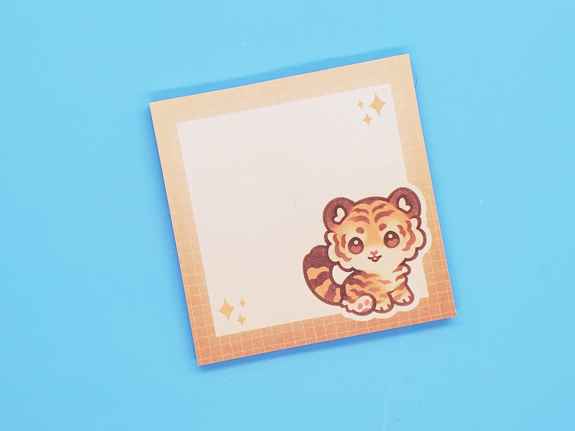 Kawaii Tiger Sticky Notes Cute Aesthetic Kawaii Stationery Memo Post-it ...