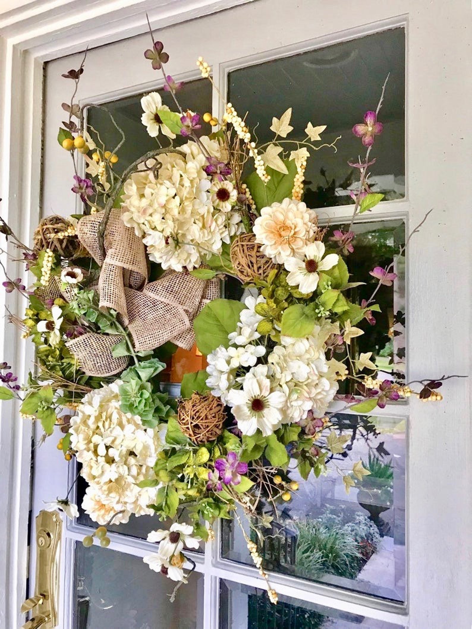 FREE SHIPPING Wreaths for Front Door Large Front Door | Etsy