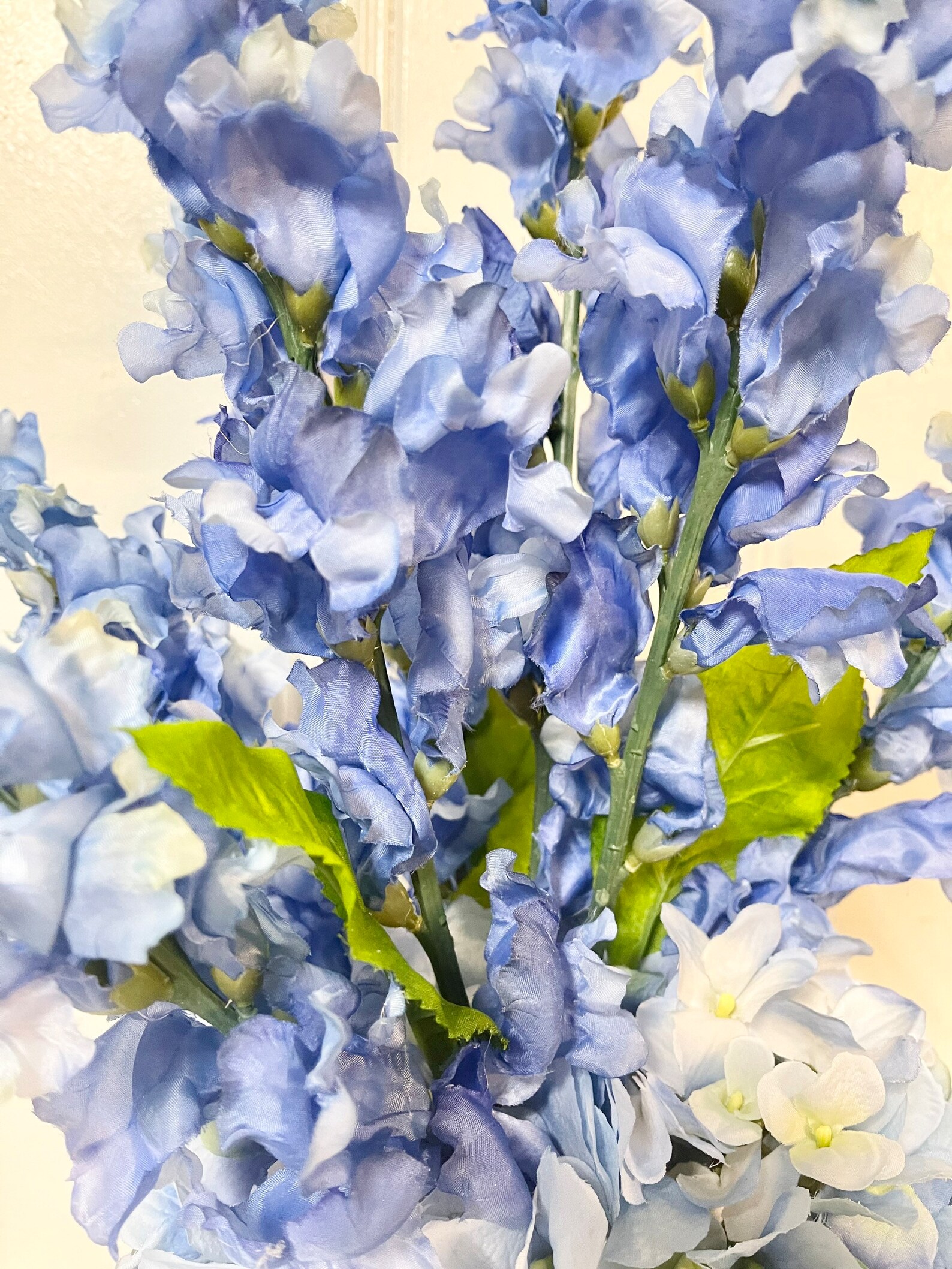 Blue Hydrangea Silk Floral Tall Centerpiece Arrangement - Etsy