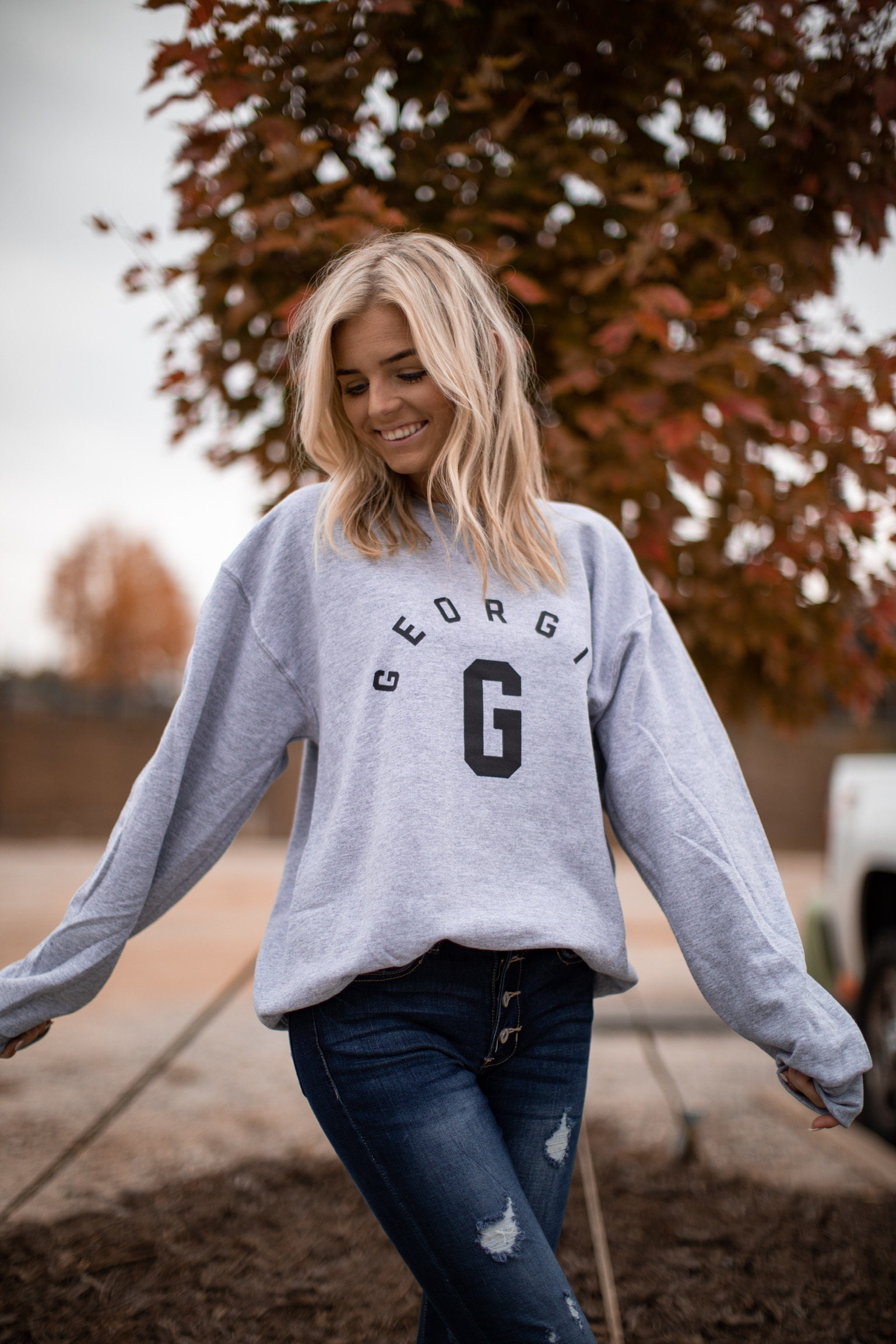 State of Georgia Sweatshirt Adult Sweatshirt | Etsy