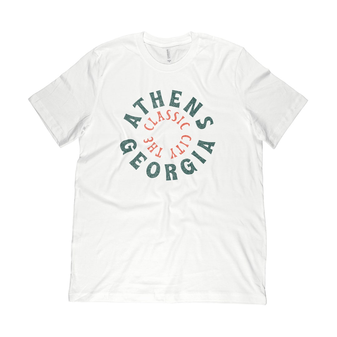 Athens Georgia Circle Badge Tee | Athens GA T Shirt | Georgia T Shirt ...