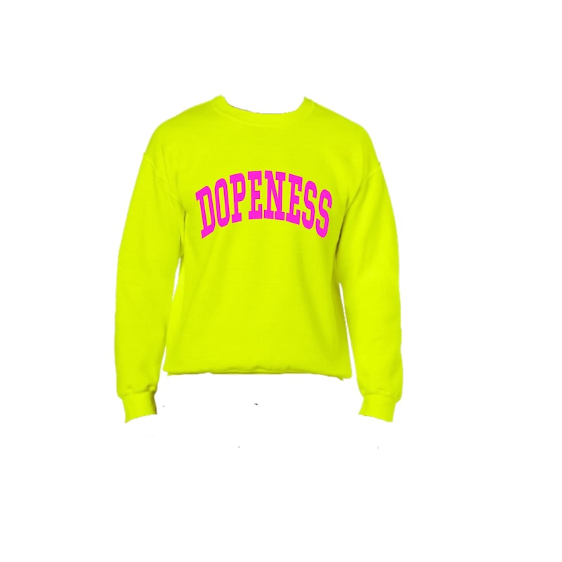 Neon Sweatshirt - Etsy