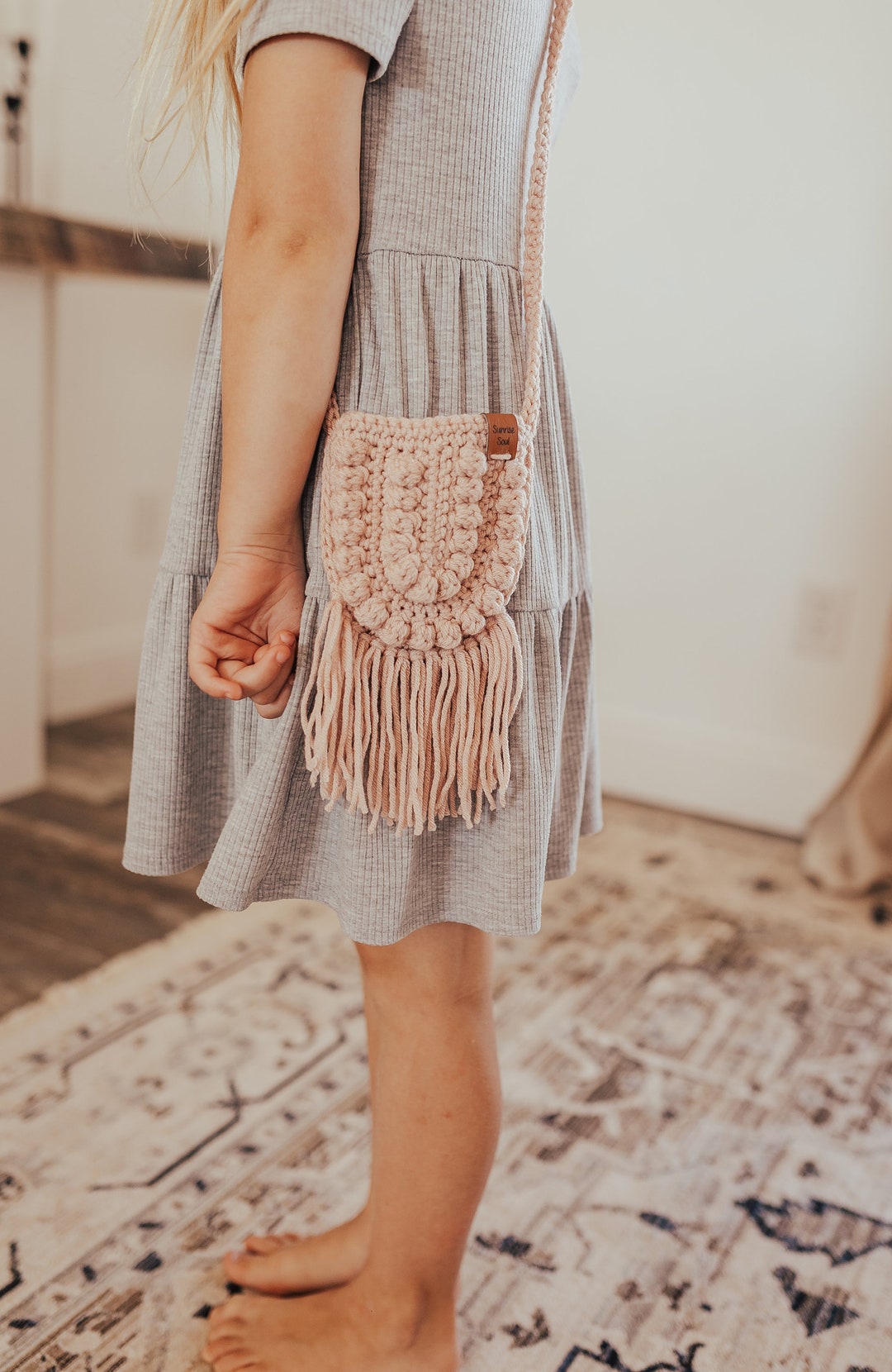 Mini Purse, Bitty Boho Bag, Toddler Purse, Children’s Cross Body Bag ...