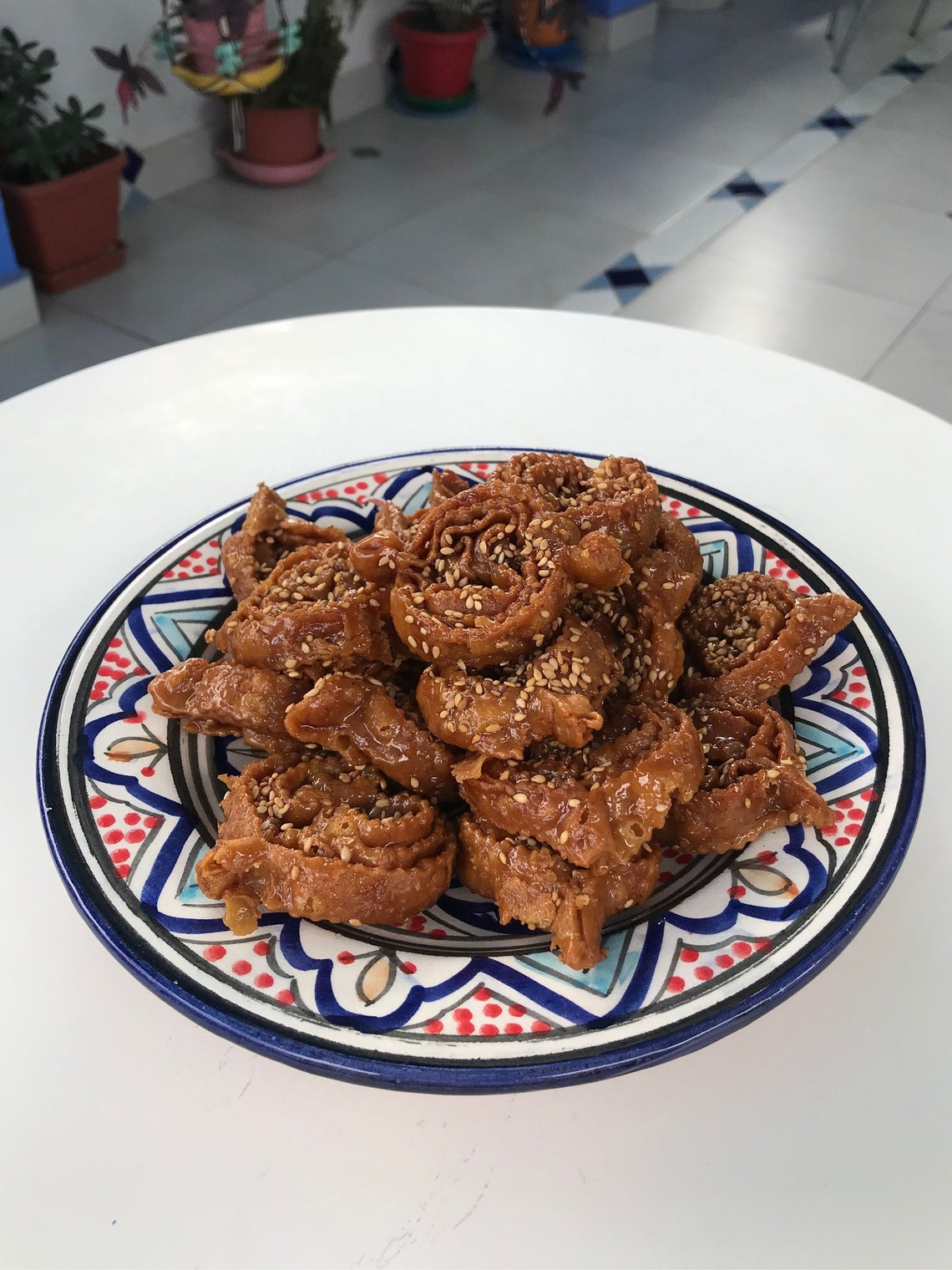 Eid gift Moroccan Baklava sweets Ramadan Mubarak Chebakia | Etsy