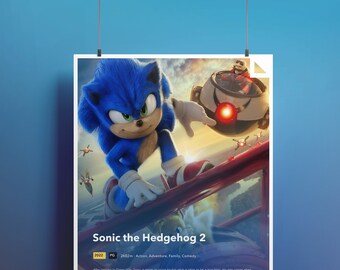 Sonic 2 Movie Poster - Etsy