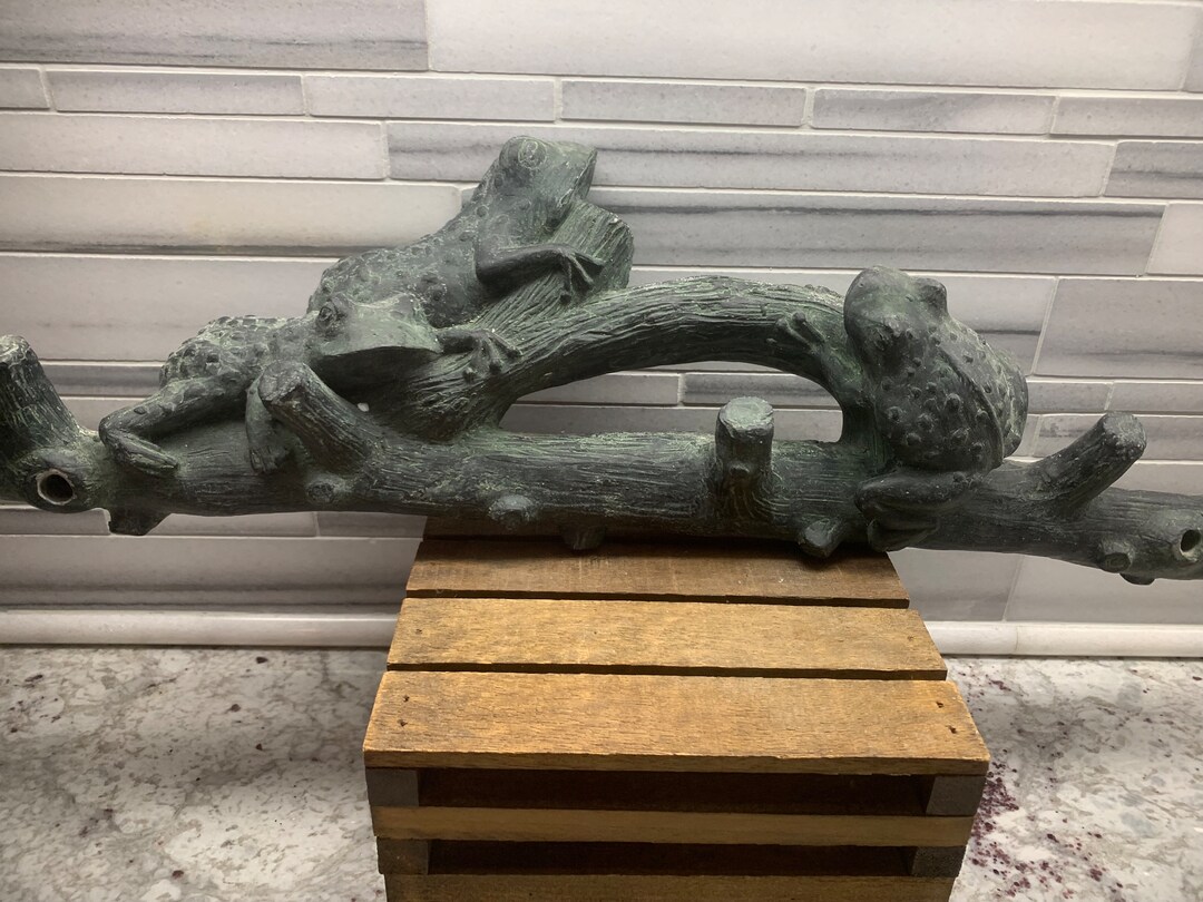 Rustic Unique Frog Wall Decor With Frogs on a Tree - Etsy