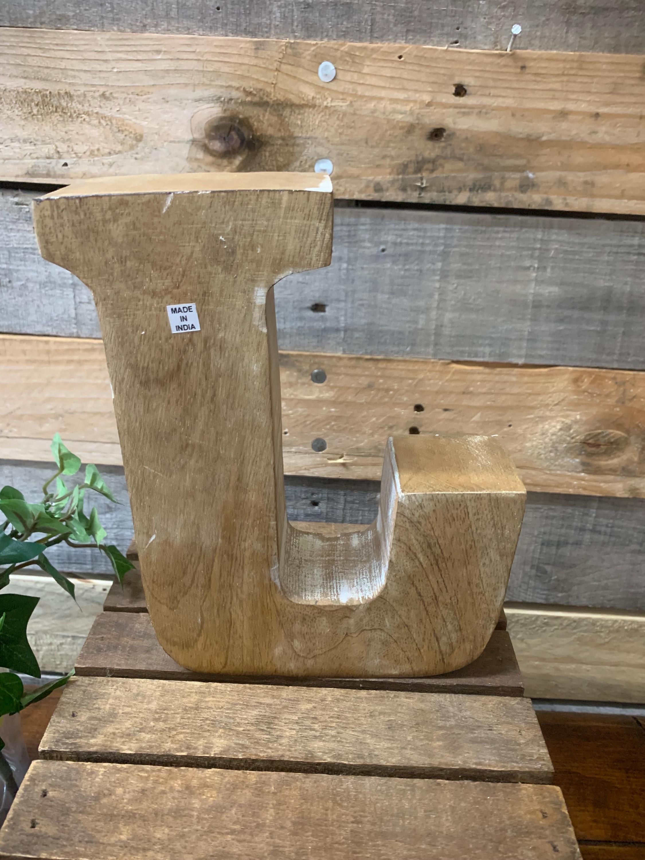 Rustic Free-standing Letter J Home Decor - Etsy