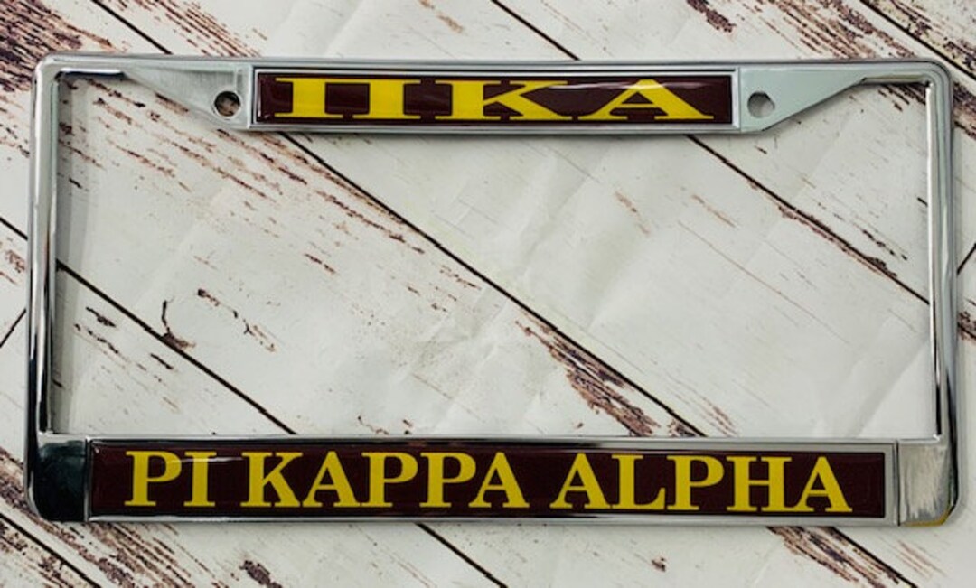 Pi Kappa Alpha License Plate - Etsy