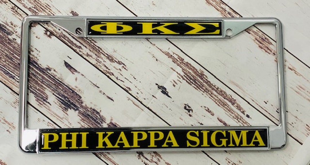 Phi Kappa Sigma License Plate - Etsy