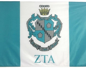 Zeta Tau Alpha Flag - Etsy