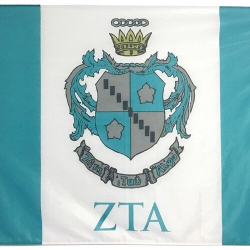 Zeta Tau Alpha Flag | Etsy