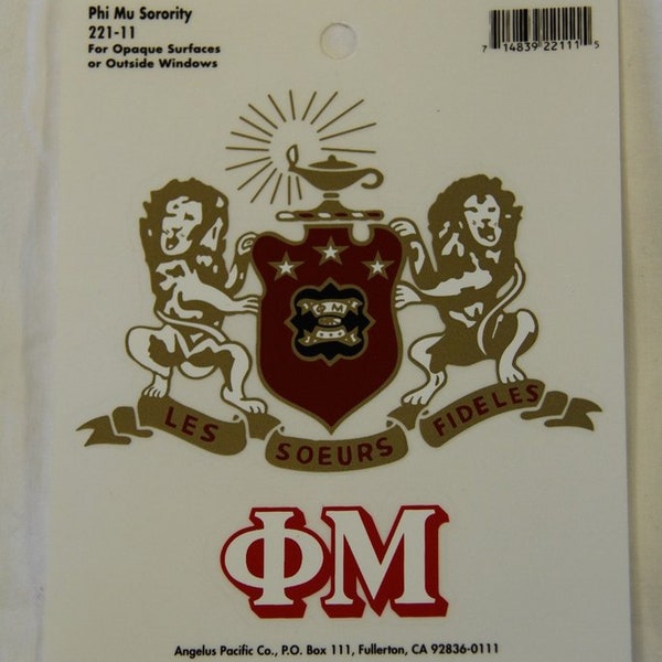 Phi Mu - Etsy