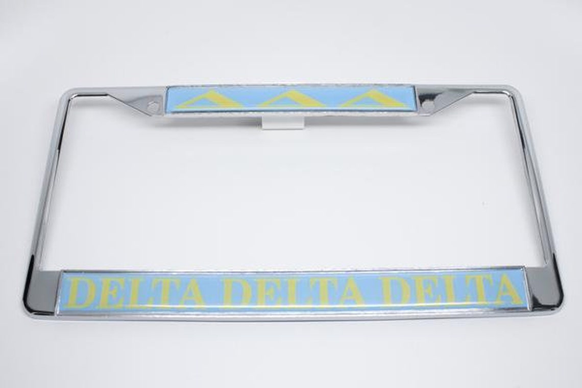 Delta Delta Delta License Plate - Etsy