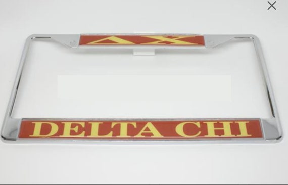 Delta Chi License Plate | Etsy