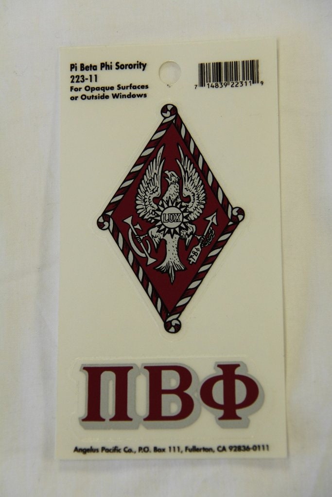 Pi Beta Phi Decal - Etsy