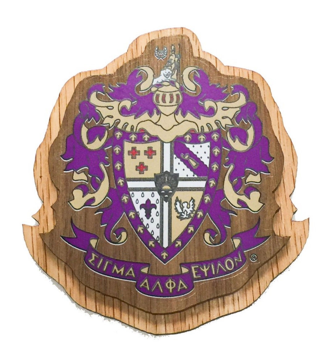 Sigma Alpha Epsilon Wooden Crest - Etsy