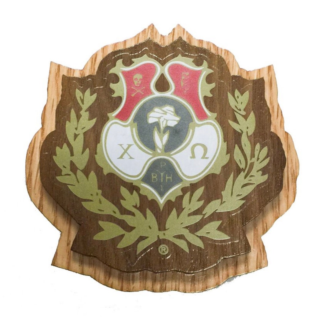 Chi Omega Wooden Crest - Etsy