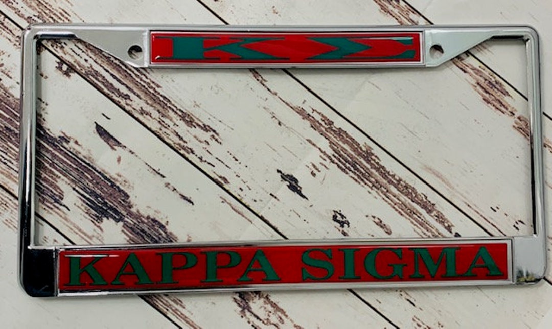 Kappa Sigma License Plate - Etsy