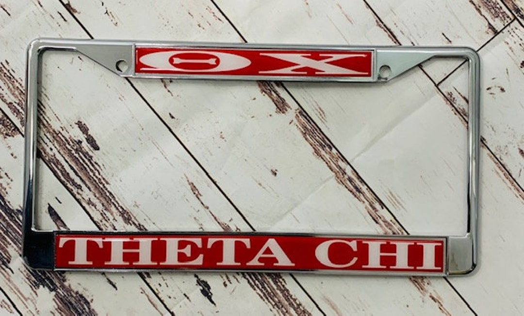Theta Chi License Plate - Etsy