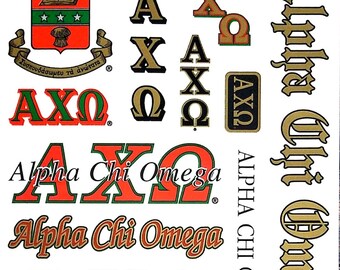 Chi Omega Sticker | Etsy