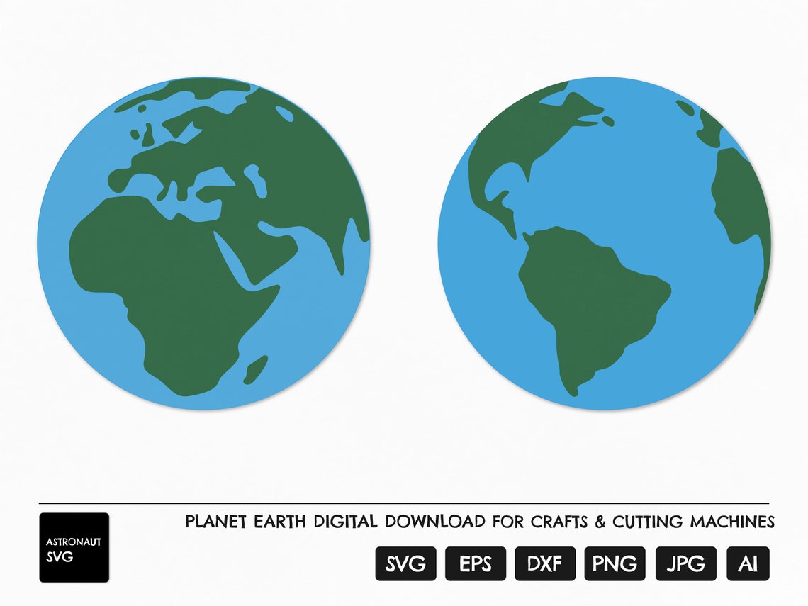 Earth Craft SVG Earth Cut File World SVG Globe SVG Earth - Etsy