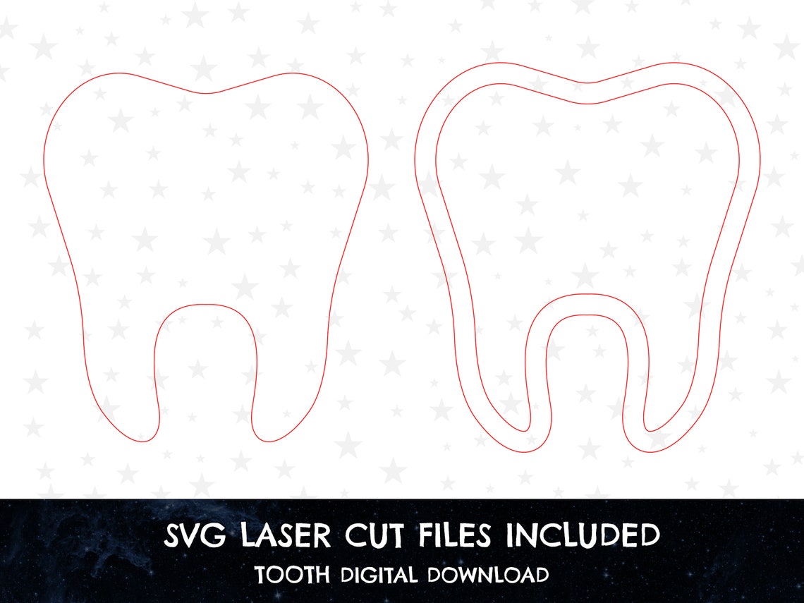 Tooth SVG Teeth SVG Dentist SVG Tooth Cut File Dental Svg | Etsy UK