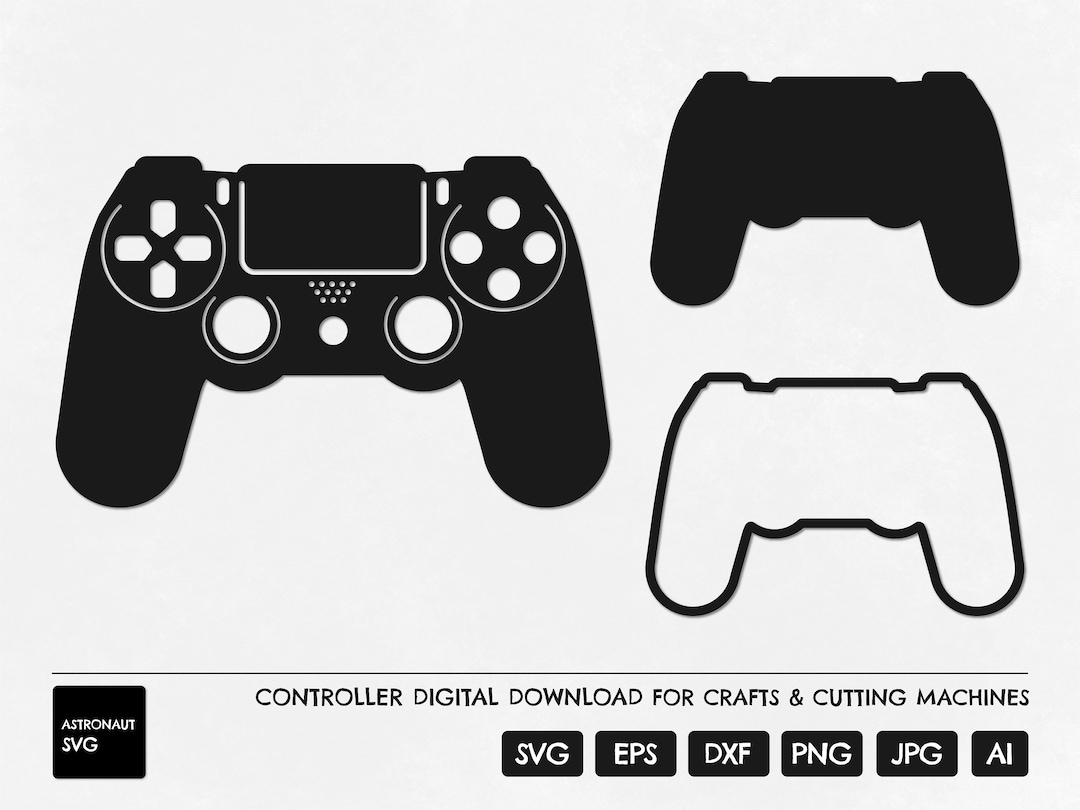 Console Controller SVG, Video Game Controller SVG, Gaming Controller ...