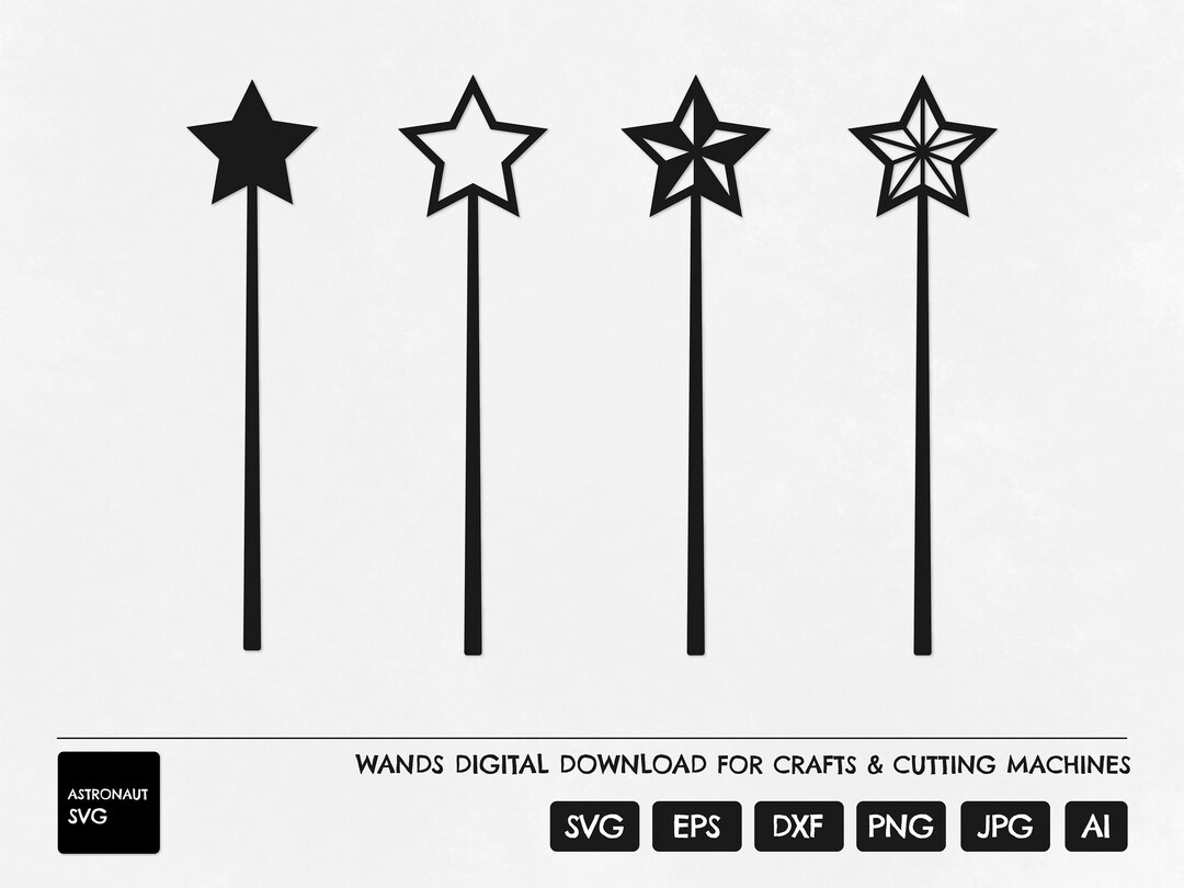 Star Wand SVG, Wand SVG, Magic Wand SVG, Magic Star Wand Svg, Wand ...