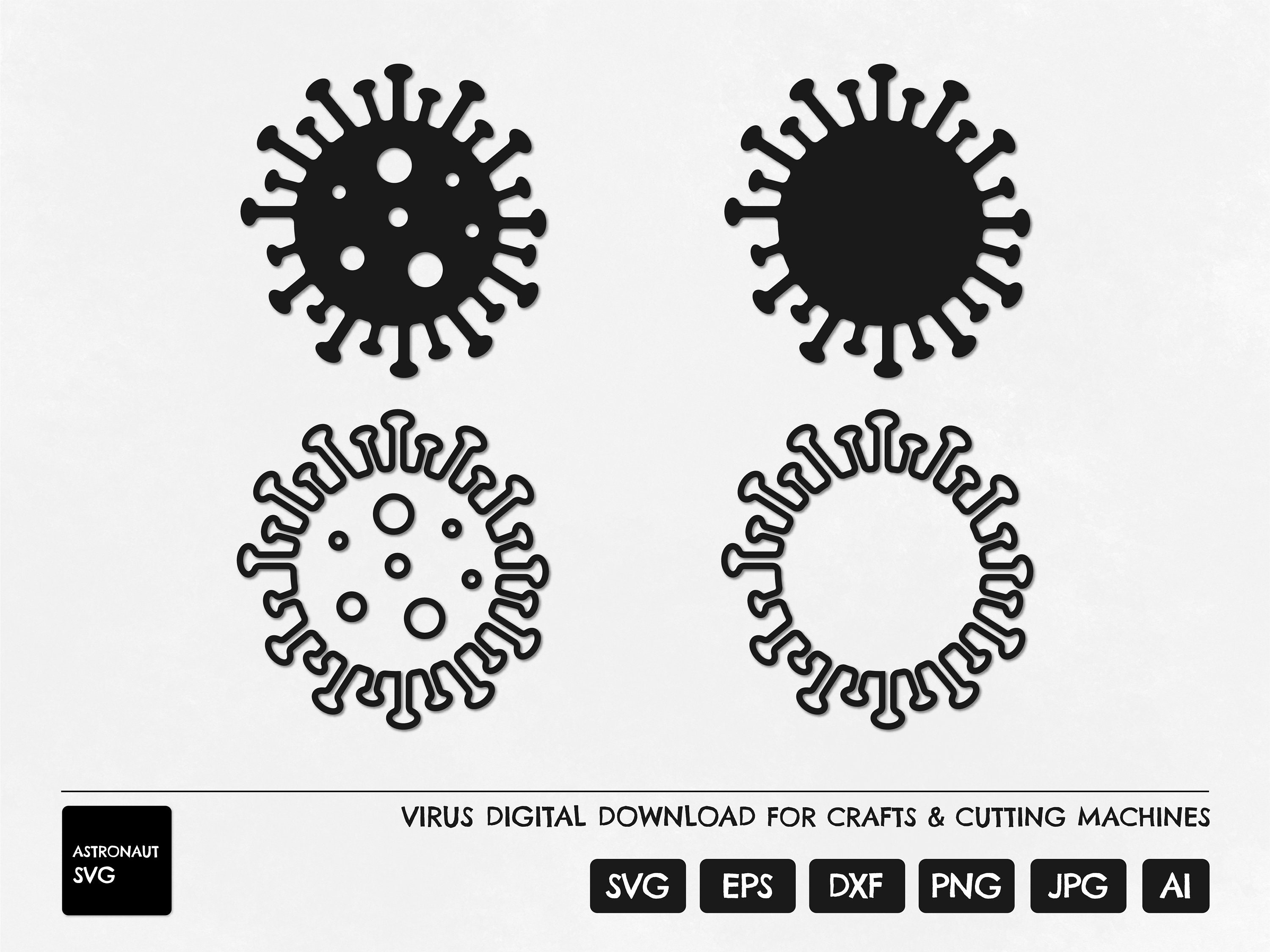 Virus SVG Quarantine SVG Illness Svg Disease SVG Germ - Etsy UK