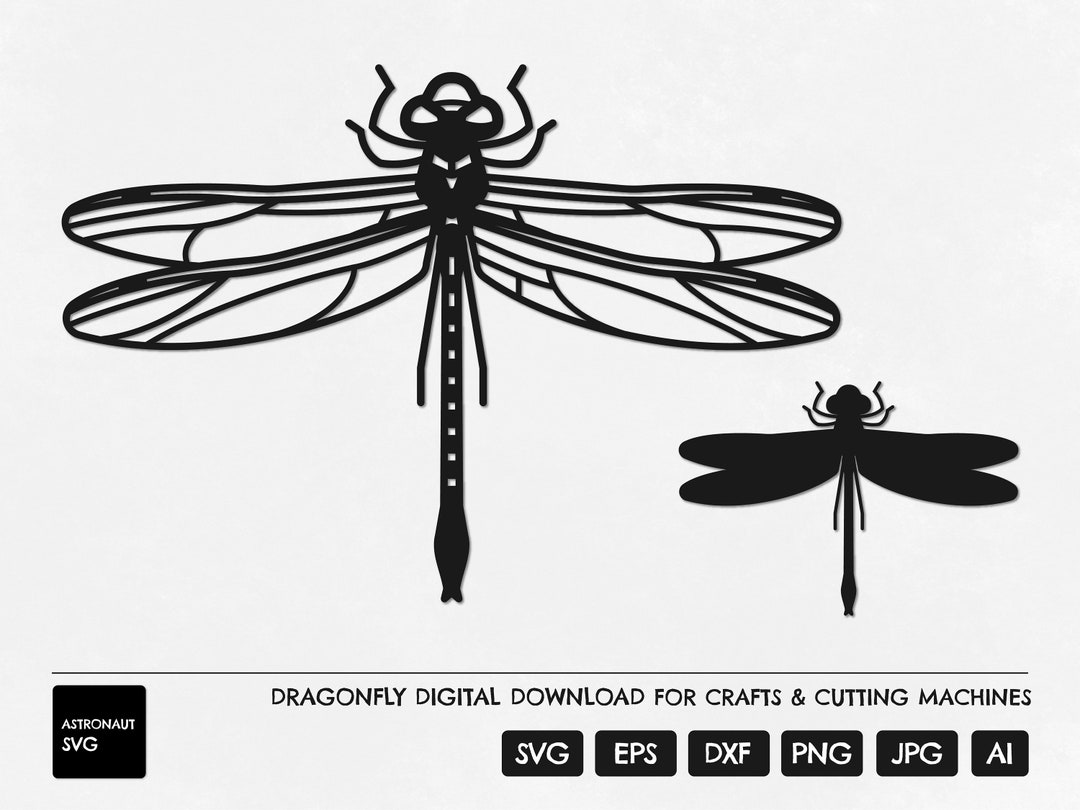 Dragonfly SVG, Dragonfly Vector, Insect SVG, Insect Cut File, Dragonfly ...