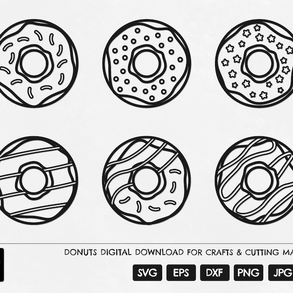 Donut Svg Cricut - Etsy