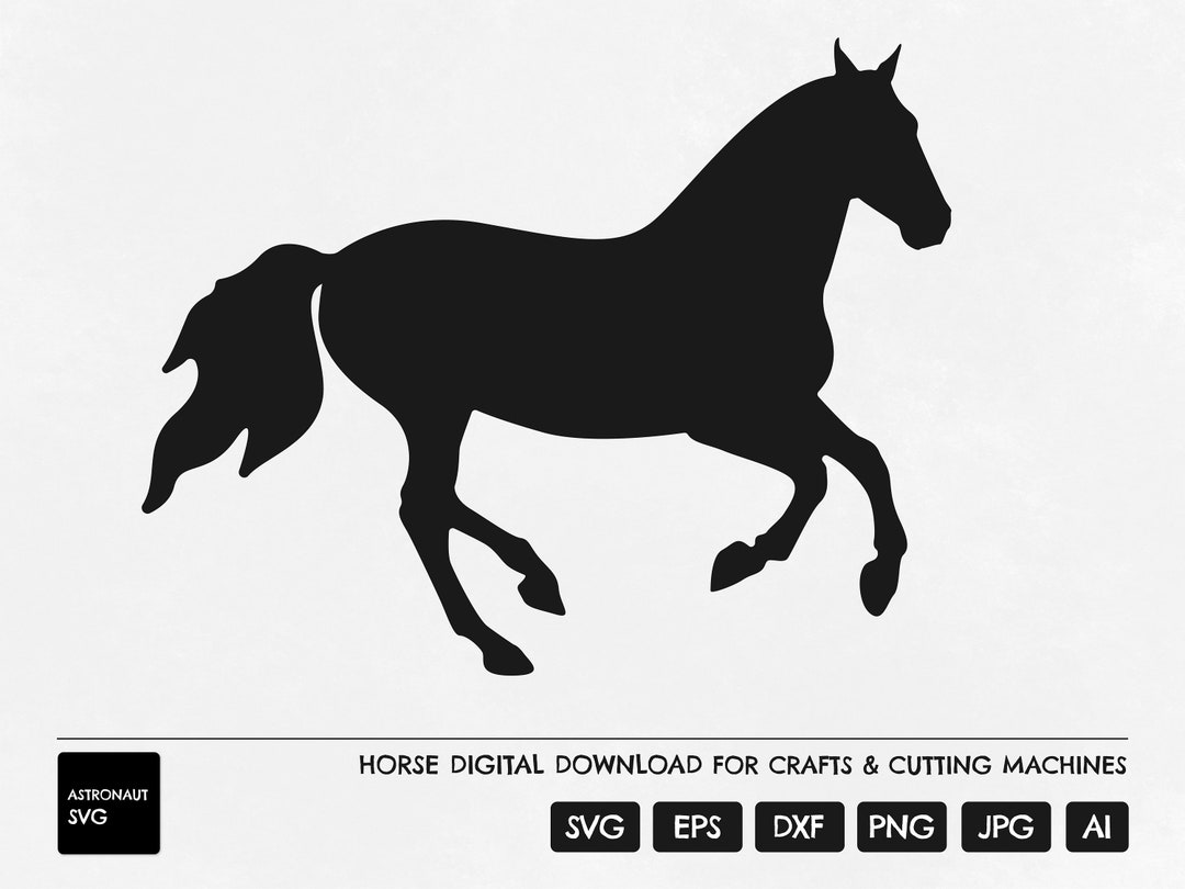 Horse Galloping SVG, Horse SVG, Horse Cut File, Horse Gallop Cut File ...