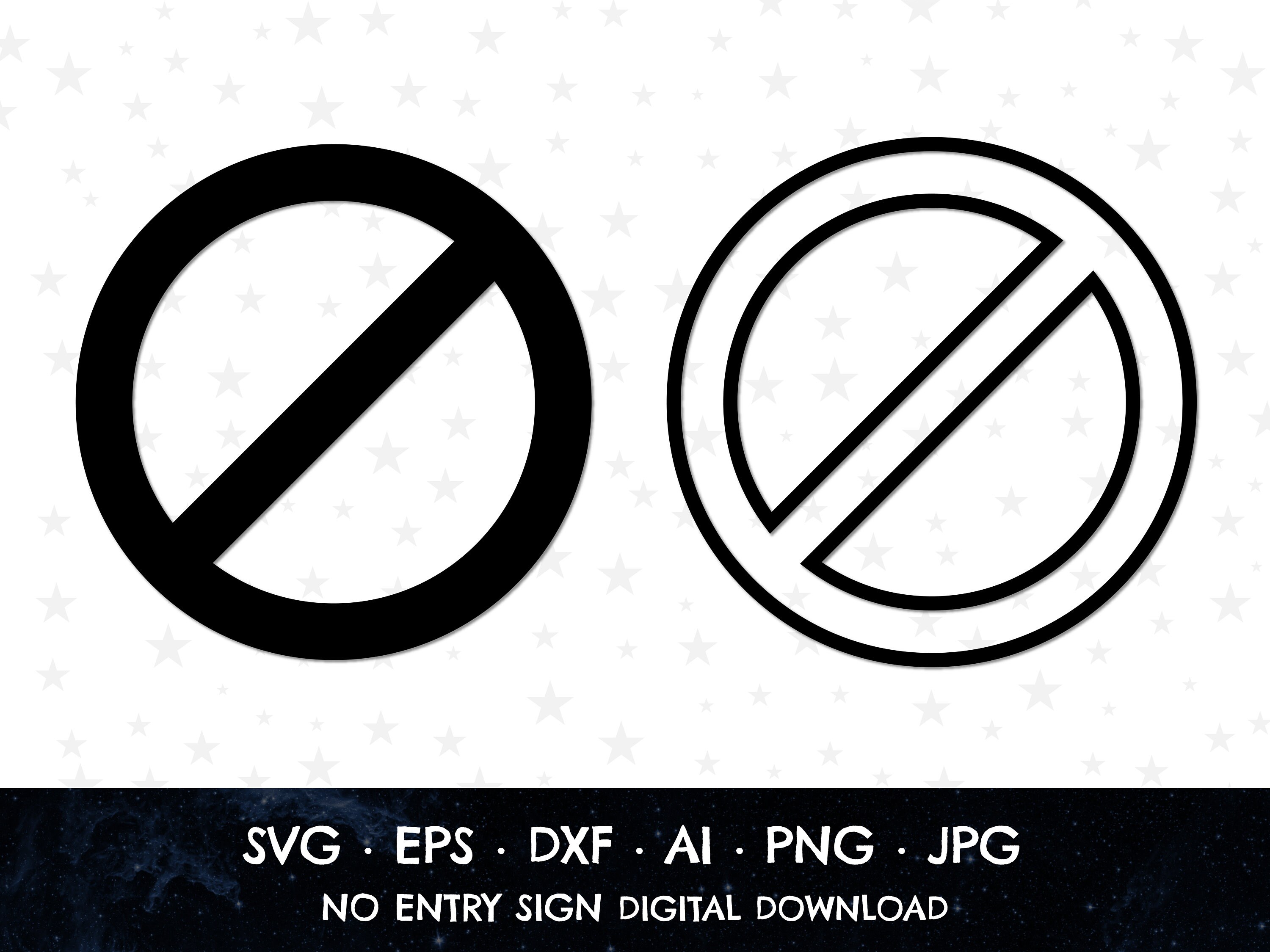 No Entry SVG No Sign SVG Restricted Access SVG No Entry - Etsy India