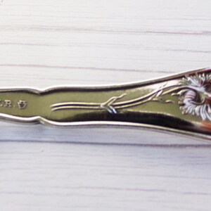 Vintage W.R. Silver Plate Carnation Butter Knife: Repoussé Floral ...