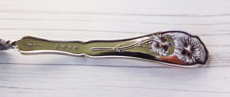 Vintage W.R. Silver Plate Carnation Butter Knife: Repoussé Floral ...