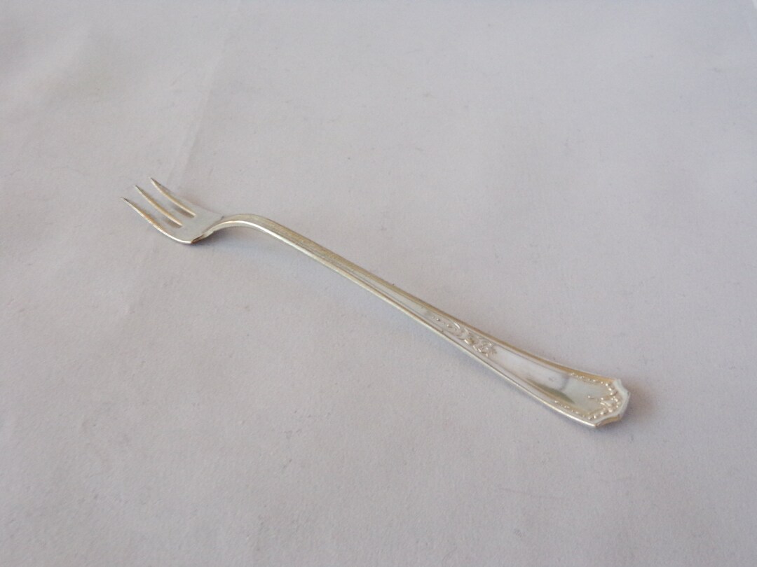 Vintage National Silver Co. Cocktail Fork, Electro Plated Nickel Silver ...